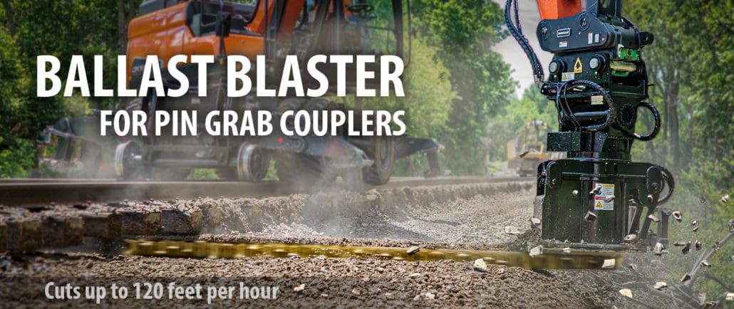 Ballast Blaster Undercutter Pin Grab - DYMAXRAIL