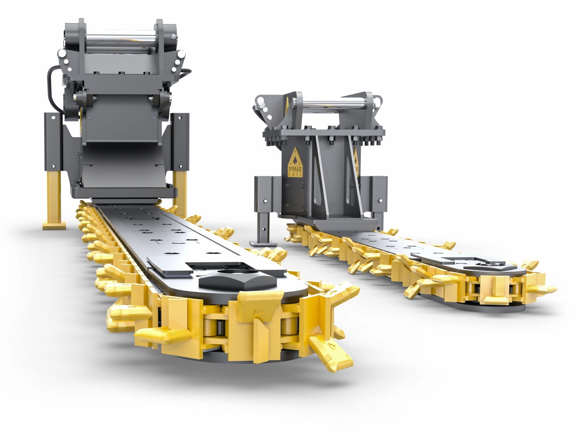 Ballast Blaster Undercutter Tiltrotator - DYMAXRAIL