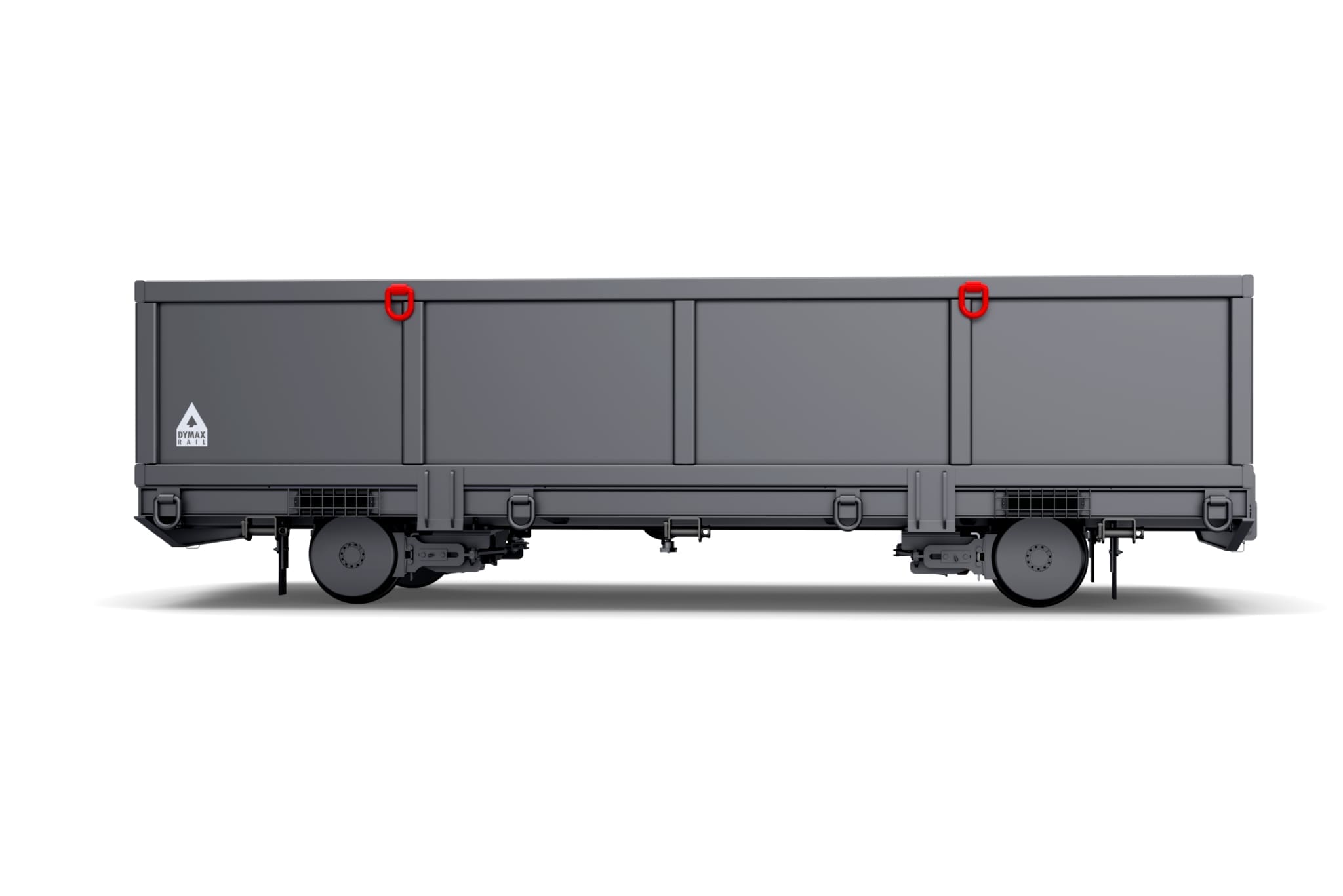 Gondola Box Track Cart | Transport Rail Materials - DymaxRail