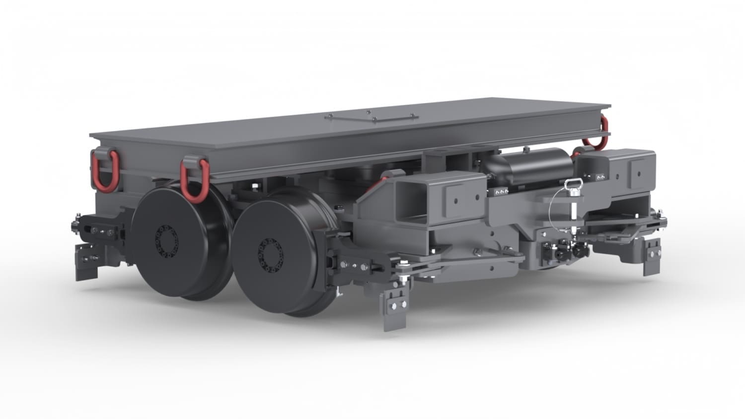 Dolly Track Cart with Swivel Top | Material Transport - DymaxRail