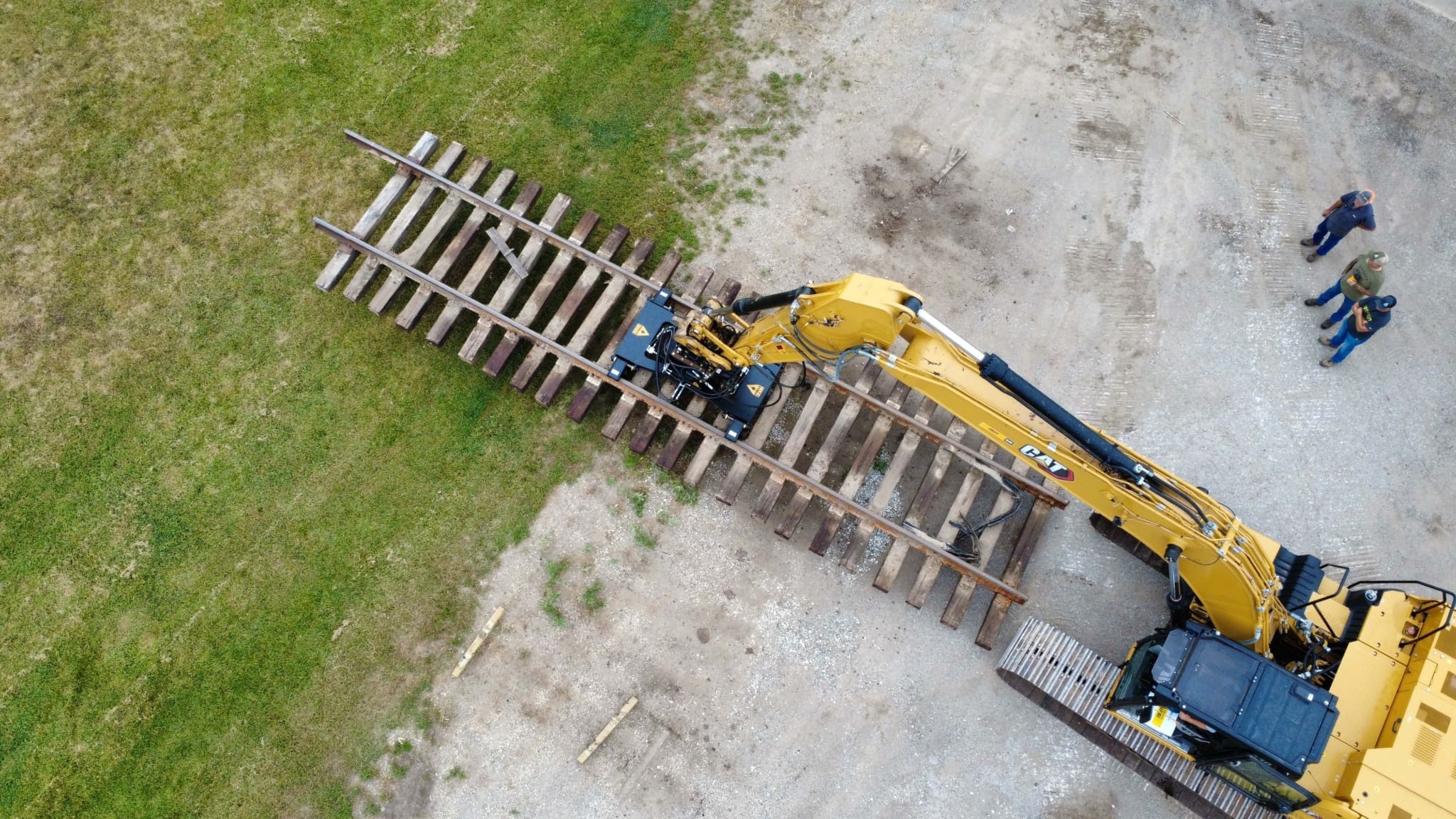 Railway Track Panel Handler - Excavator Attachment | DymaxRail