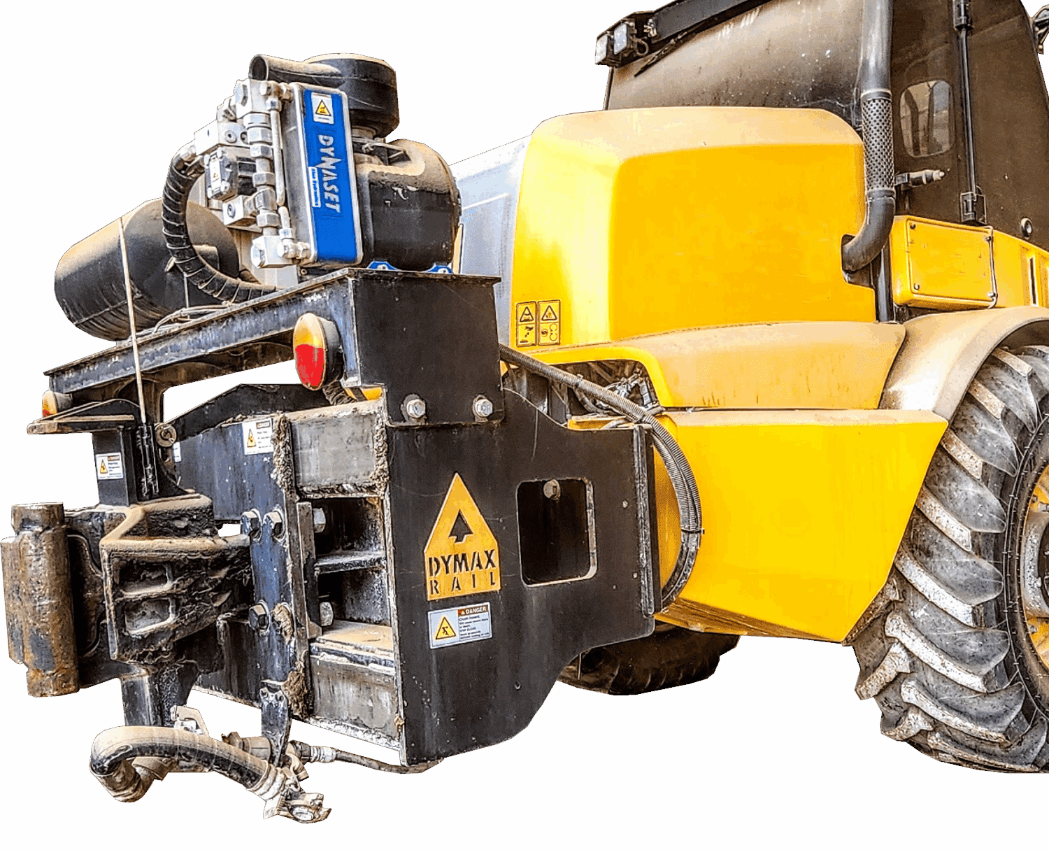 Railcar Couplers for Wheel Loaders and Tractors | DymaxRail